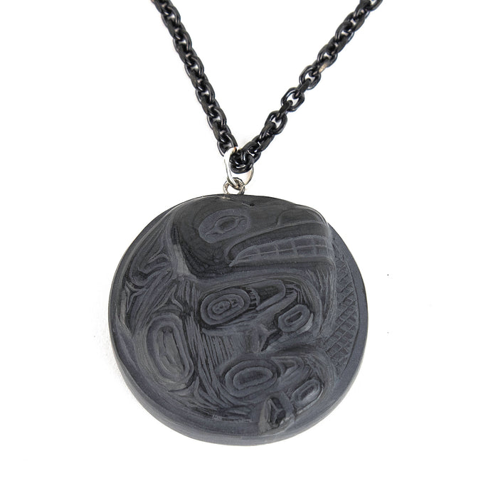 Haida Argillite Carving | Hadia Sculpture - Crystal Cabin Gallery