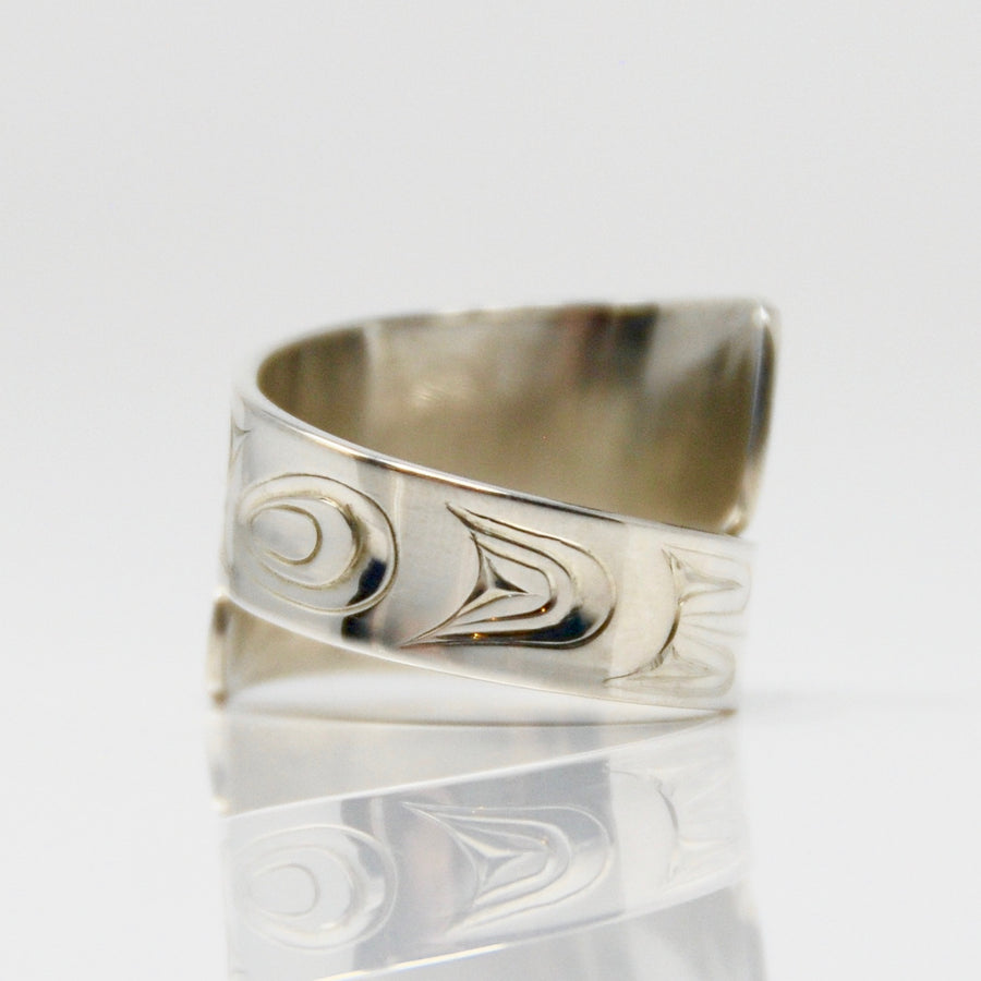 Haida Silver Rings | Crystal Cabin - Crystal Cabin Gallery